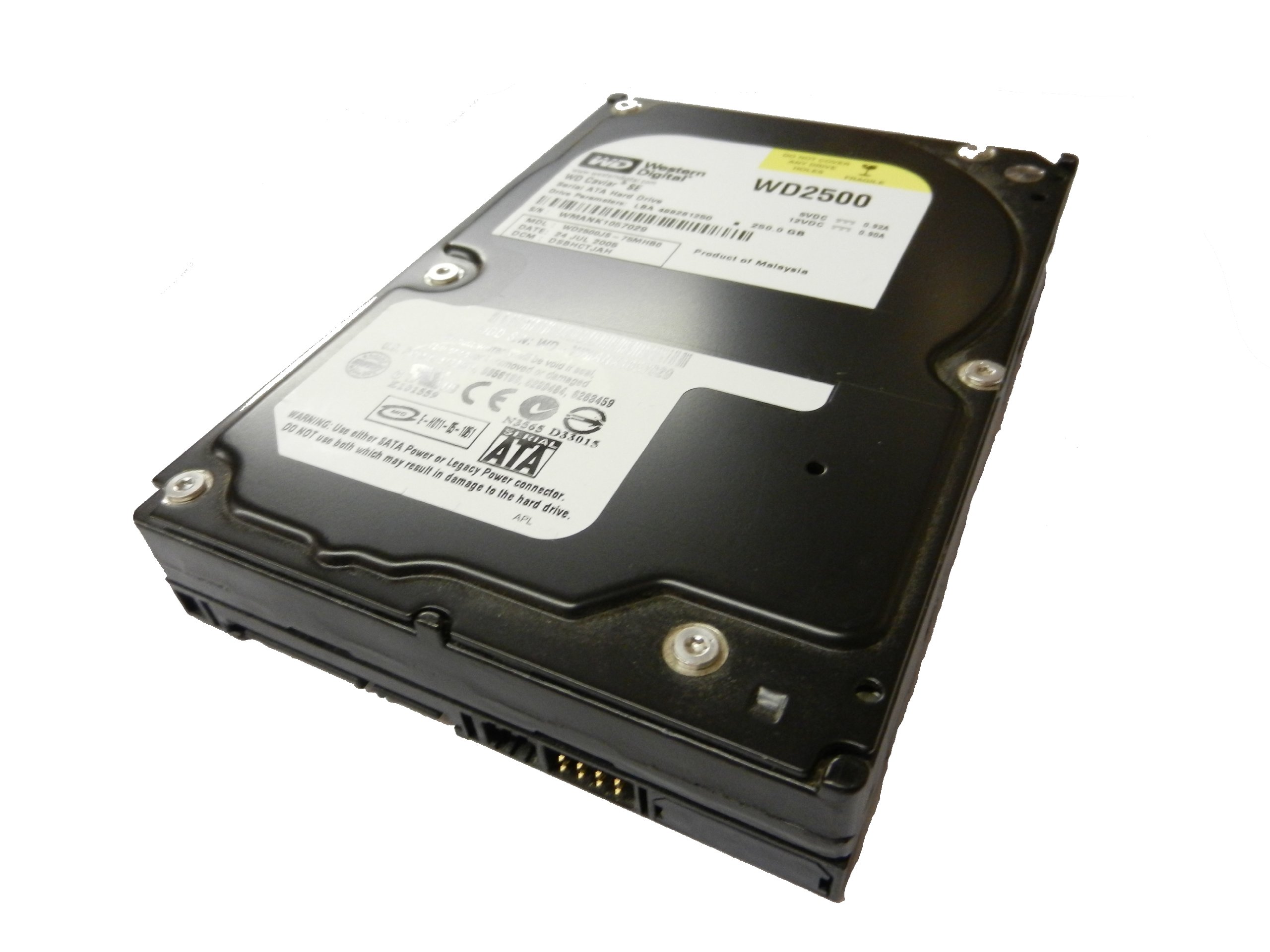 Western Digital 250GB SATA II 7200RPM Bulk/OEM Hard Drive WD2500JS