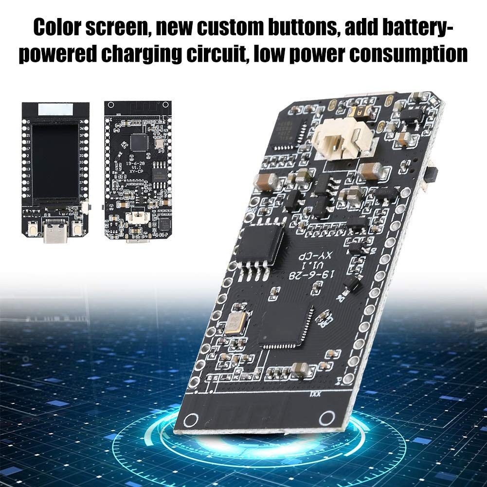 ESP32 WiFi Bluetooth Development Board for TTGO TDisplay ESP32, IPS ST7789V 1.14 Inch LCD Display Development Board, for Processing, for Max/MSP, for Pure Data, for VVVV.