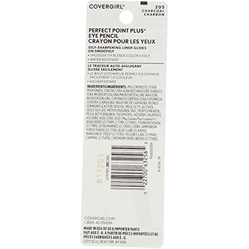 COVERGIRL Eyeliner Charcoal Self Sharpening Pencil (Pack of 3)