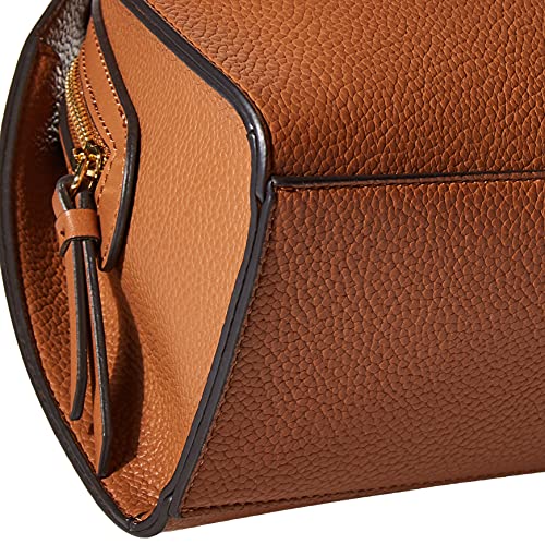 Calvin Klein Shelly Novelty Satchel, Caramel