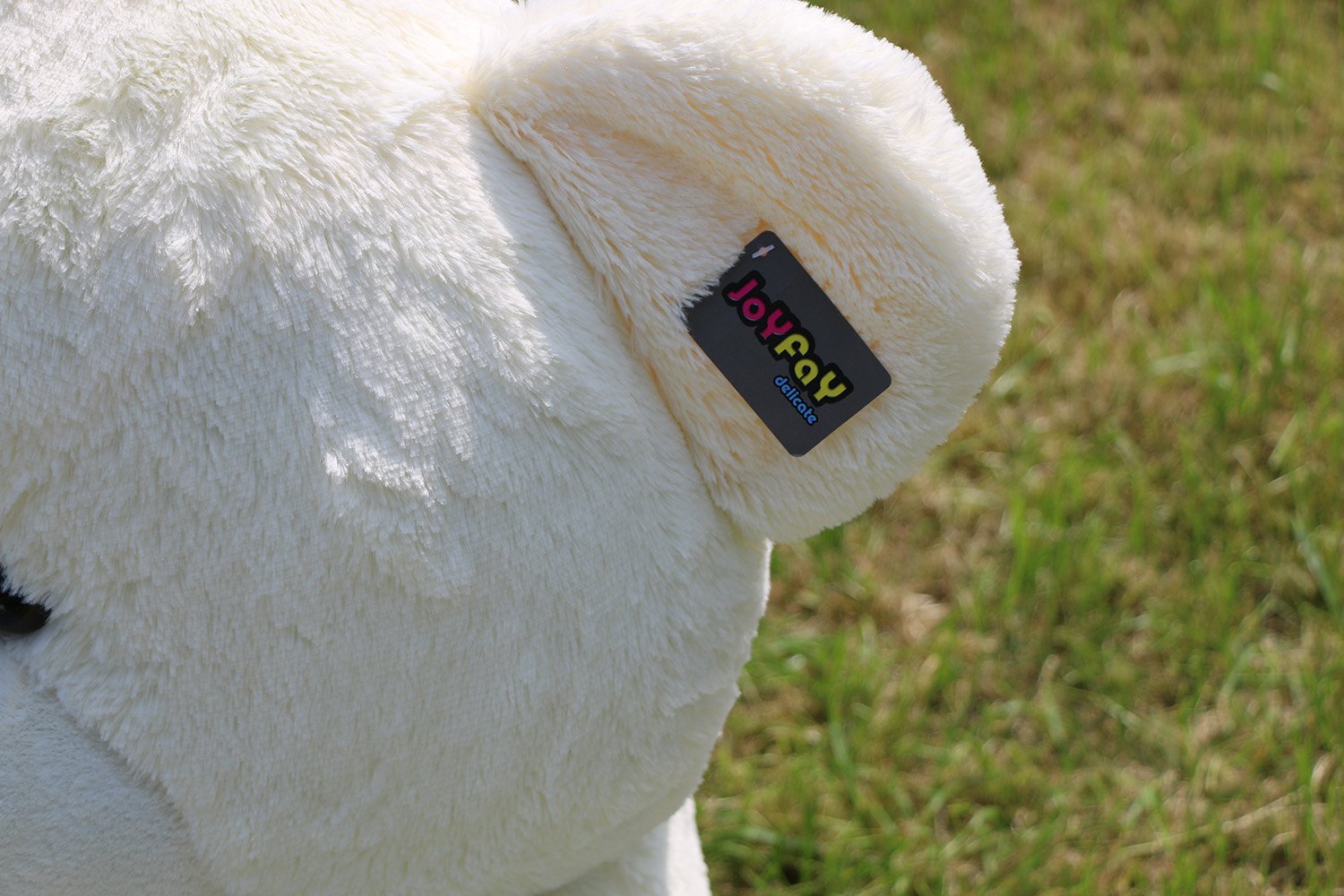 Joyfay Giant Teddy Bear, White- Over 6ft (78")