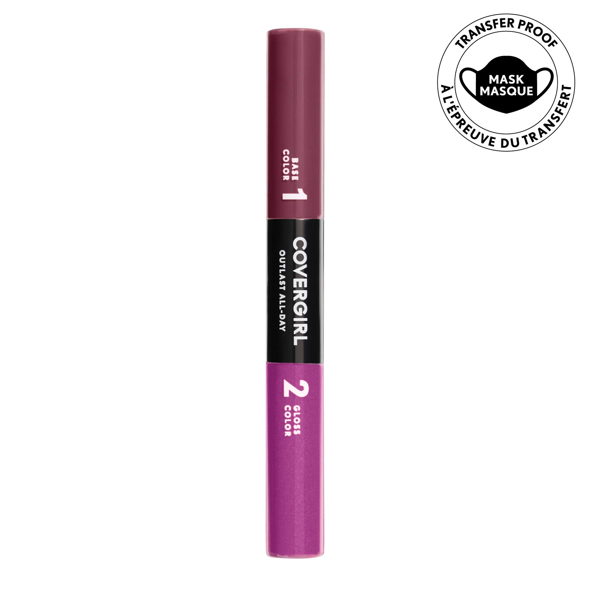 COVERGIRL Outlast All-Day Color & Lip Gloss, Precious Ruby, 0.2 Ounce (packaging may vary)