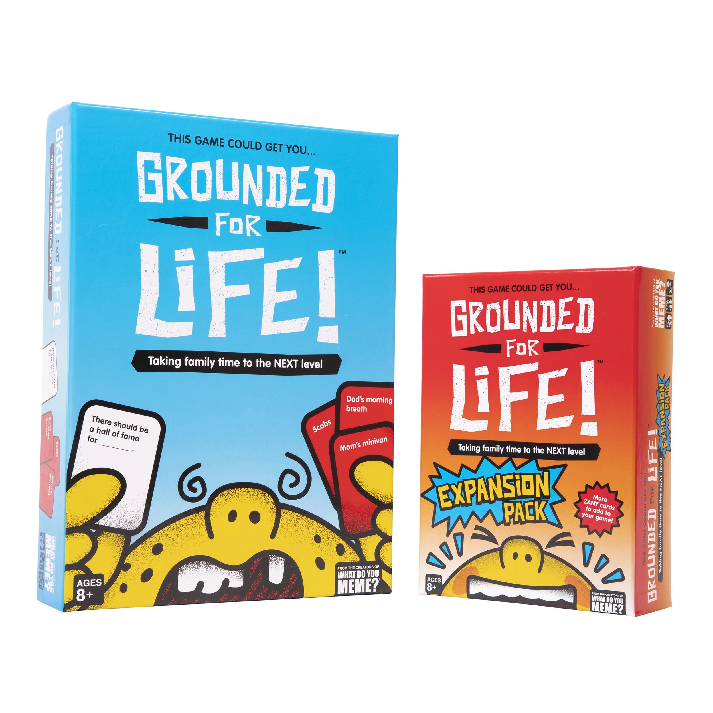 WHAT DO YOU MEME? Grounded for Life Expansion Pack – The Ultimate Kid Game – Designed to be Added to Grounded for Life Core Card Game – Ages 8+