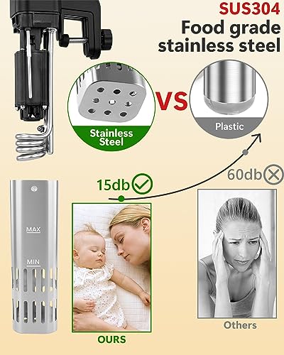KURSINNA 1000W Sous Vide Machine and 85kPa Vacuum Sealer Machine Combo Pack, Immersion Sous Vide Cooker Circulator with Food Save Vacuum Sealing System