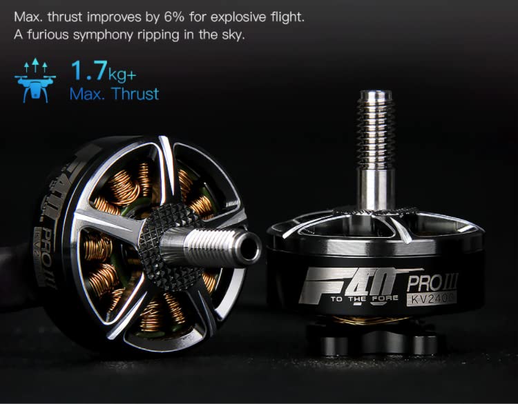 T-MOTOR F40 PRO III KV1600 RED brushless Motor, Unlock Speed bldc Motor FPV for Drone