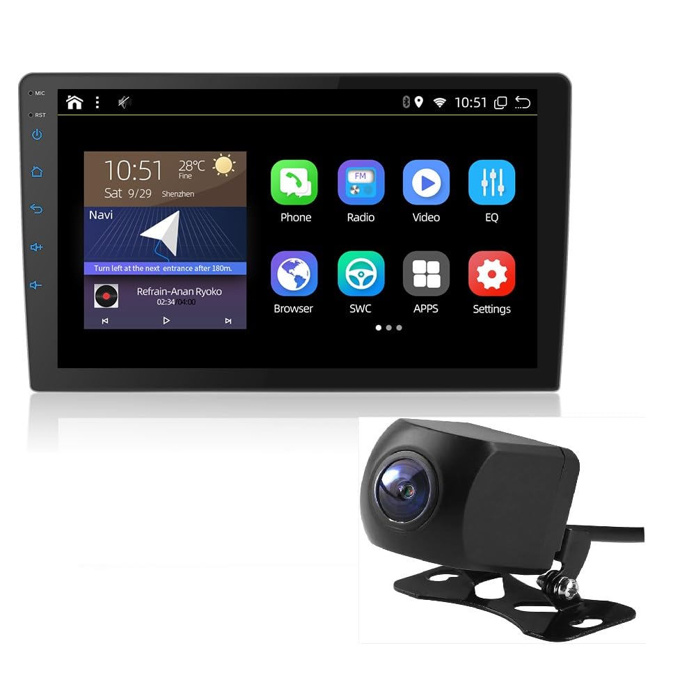 Car Reverse Backup Rear View Camera Mini Parking Camera with HD 170 Degree Fisheye Lens Starlight Night Vision