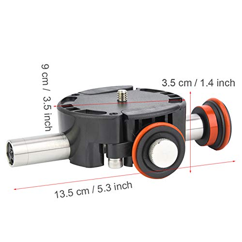 Camera Video Track Dolly, Electric Slider Photography Car L8X with Wireless Remote Control a Small Camera Mount Adjustable 2 Wheels for Action Cameras for Phone