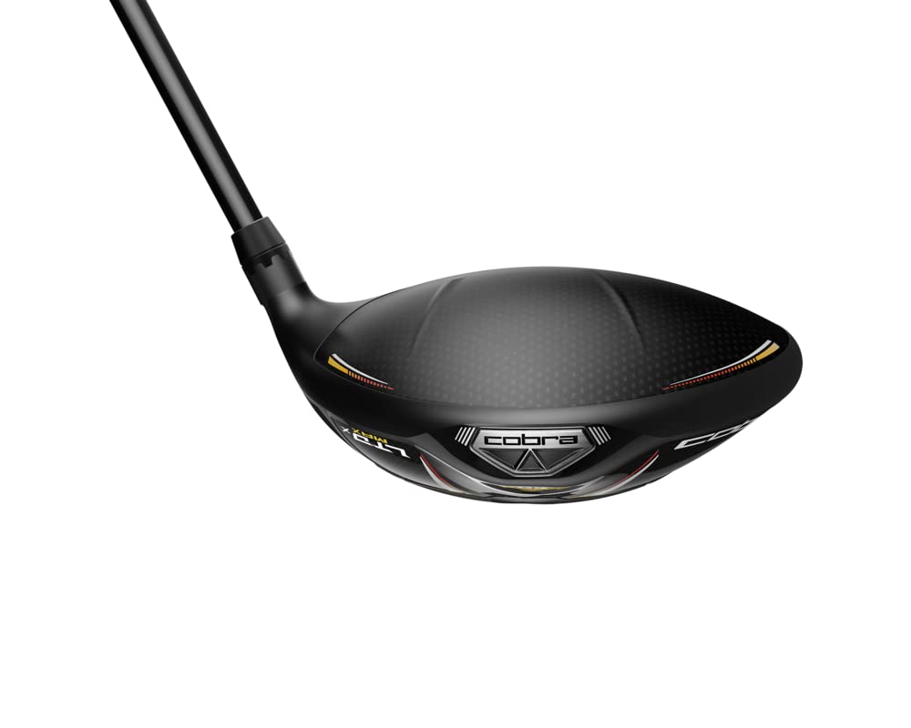 Cobra Golf 2022 LTDX Max Driver Matte Black-Gold Fusion (Men's, Right Hand, Project X Hzrdrus Smoke RDX Blue, Stiff Flex, 9)