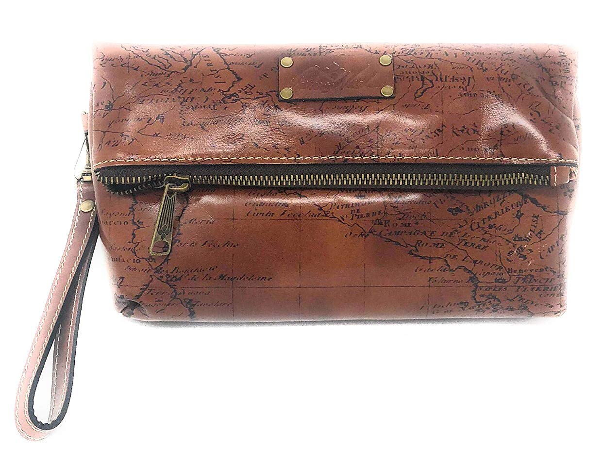 Patricia Nash Valerie Map Print Riot Rust