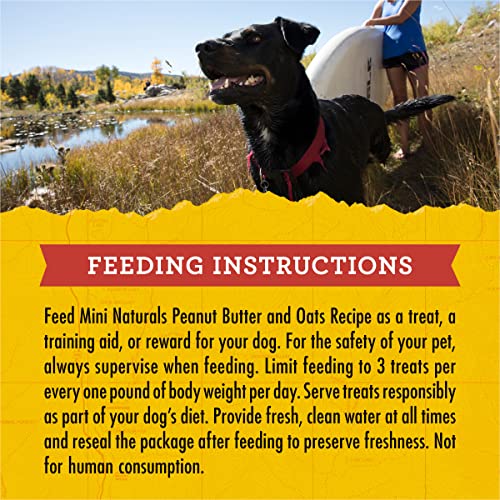 Zuke’s Mini Naturals Soft Dog Treats for Training, Soft Chewy Dog Training Treats with Peanut Butter and Oats