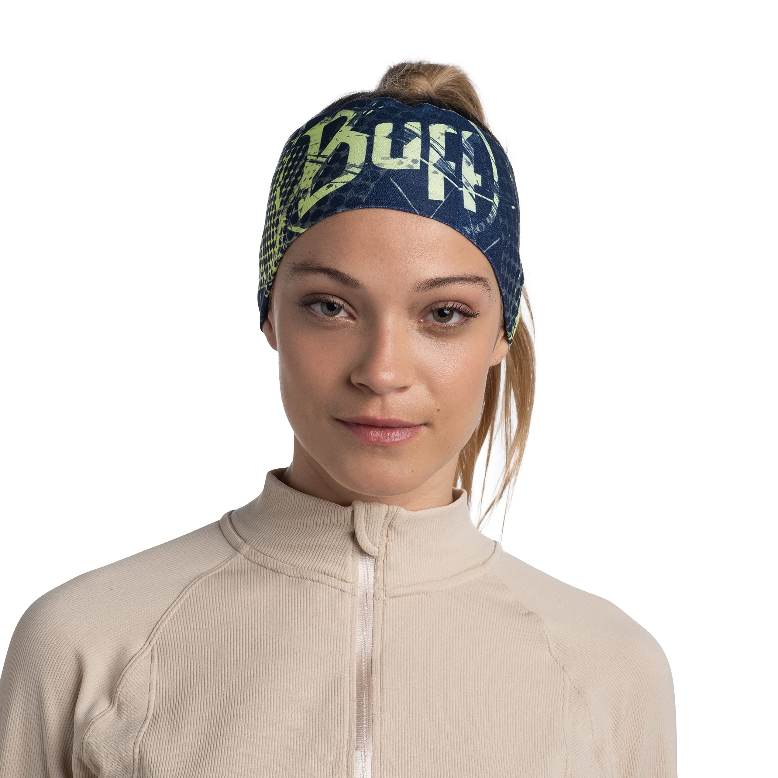 Buff Unisex Ultrastretch Coolnet UV Wide Headband - Blue