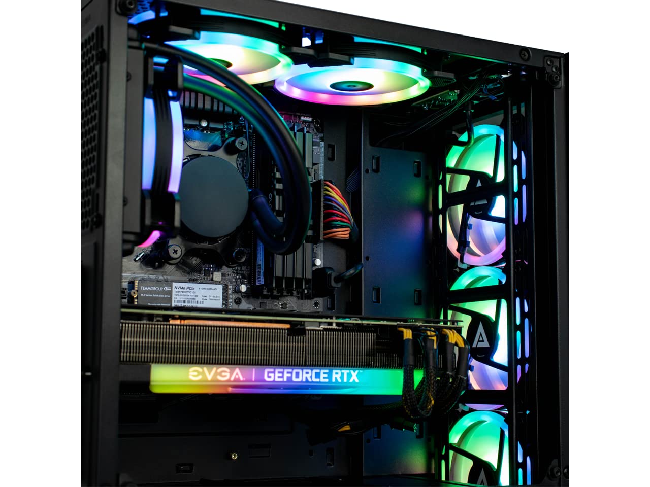 Cobratype Canebrake Gaming Desktop PC โ RTX 3070, Ryzen 5 5600X, 32GB DDR4, 2TB NVMe, AIO Liquid Cooler, Windows 11
