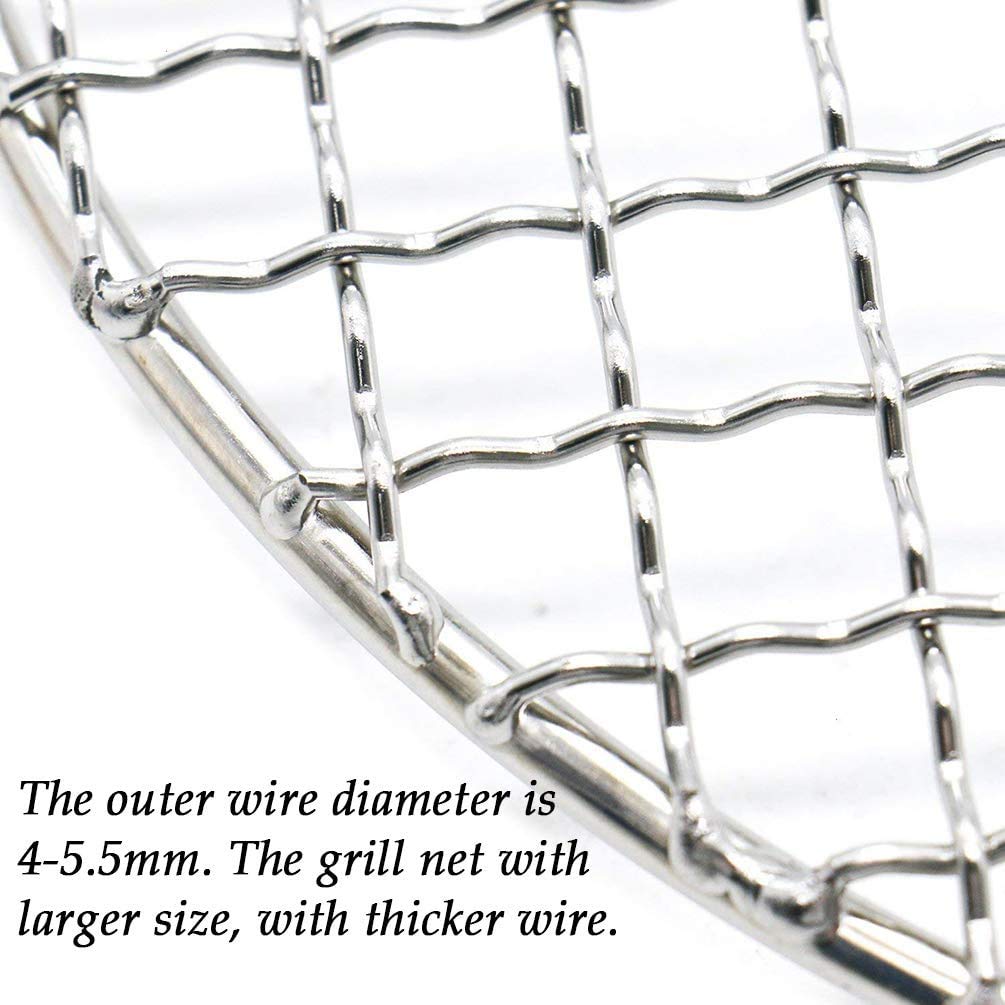 Comicfs Steaming Racks Dia 11.6" Round Barbecue Grids Cross Wire Footed Steaming Stainless Steel Cooling Rack with Legs Multi-Purpose Grill Rack for Airfryer Instant Pot/Pressure Cooker (29.5cm/11.6")