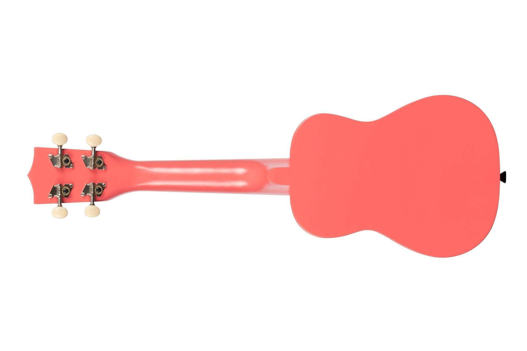 Solid Color Ukadelic Soprano Ukulele Razzle Dazzle