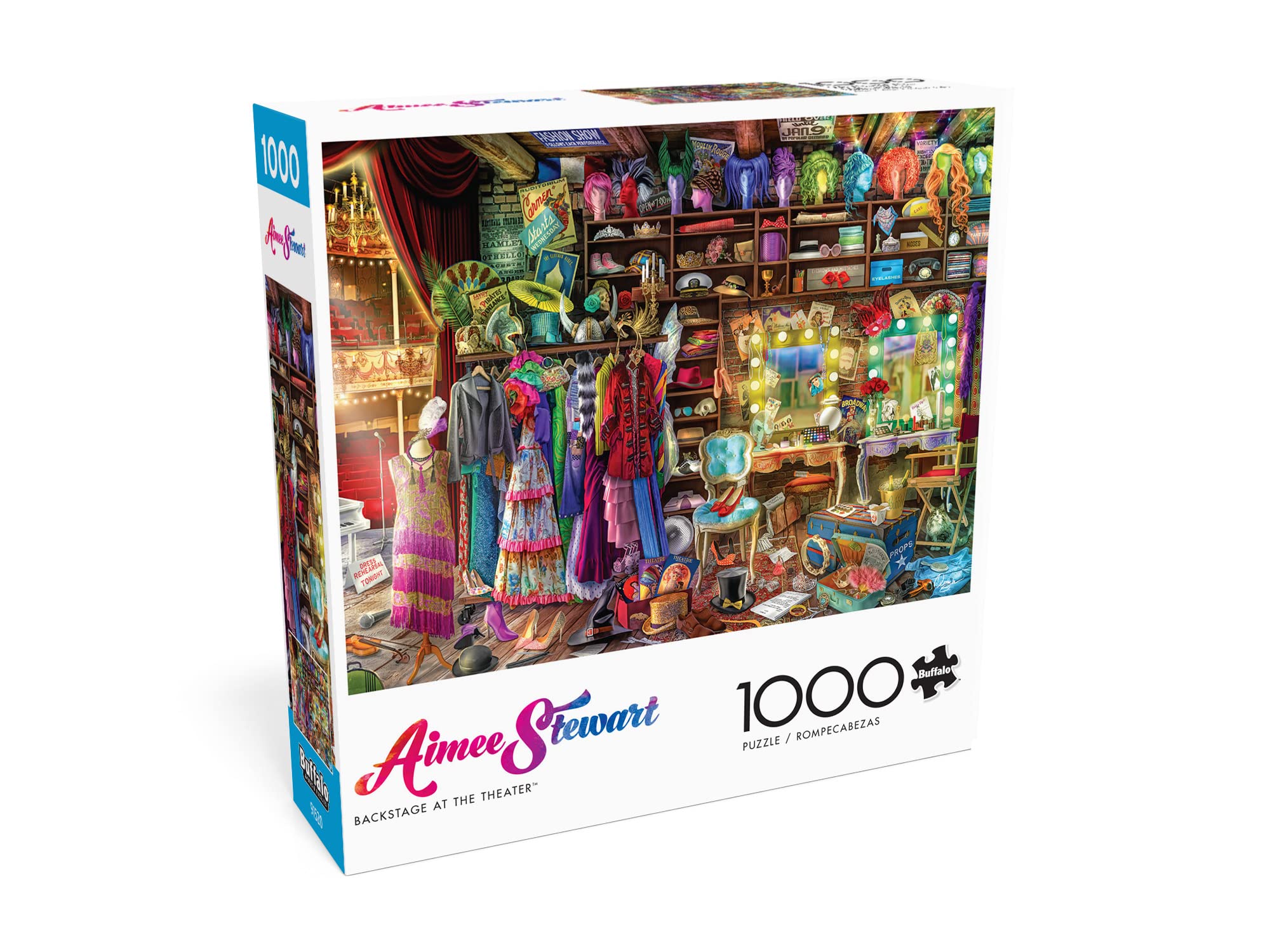 Buffalo Games - Aimee Stewart - Backstage at The Theater - 1000 Piece Jigsaw Puzzle