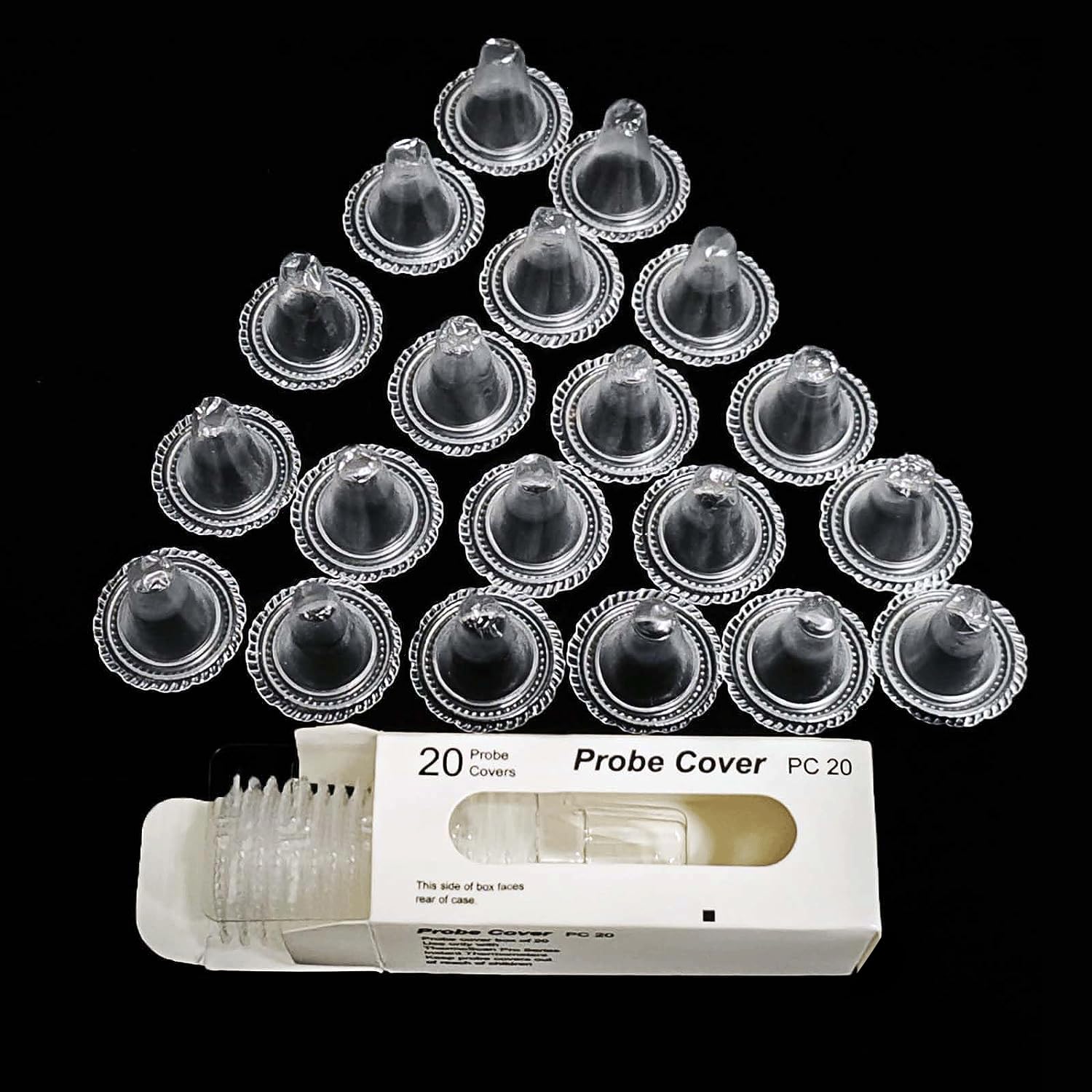 Disposable Ear Thermometer Probe Covers - 1000pcs Upgraded Version Thermometers Lens Filters Refill Caps for All Braun Thermometer Digital Thermometer Protective Cover for Baby Adults Kids Infant