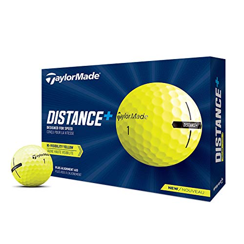 TaylorMade Distance+ Yellow Golf Balls