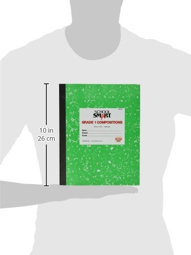 School Smart - 85298 Skip-A-Line Composition Book - Grade 1 - 9 3/4 x 7 3/4 - Green - 50 Sheets - 100 Pages