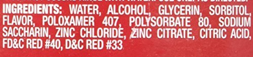 Lavoris Mouthwash Original Cinnamon Flavor, Red, 15 oz Bottles, 443 ml, 4 Piece