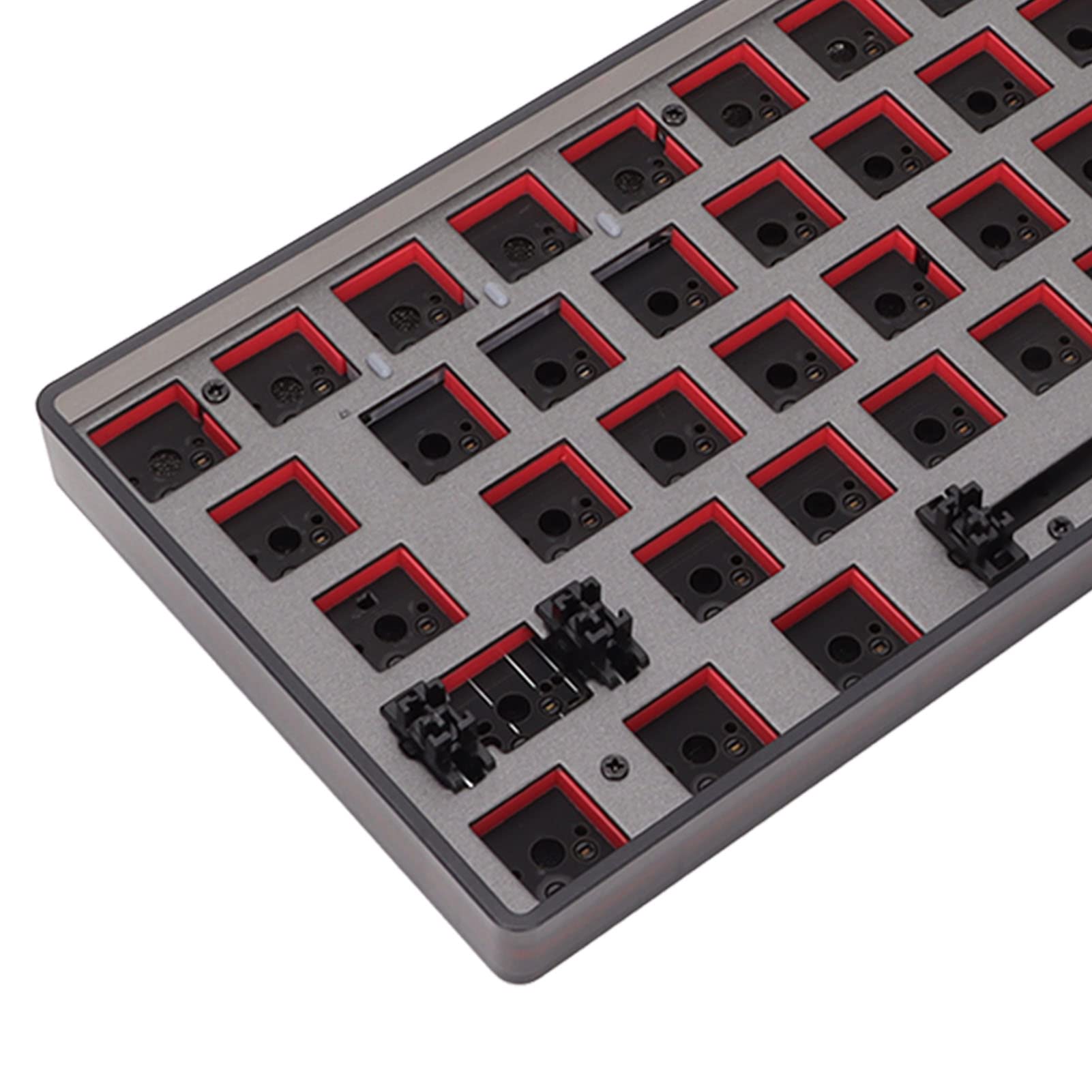DIY Mechanical Keyboard Kit, 68 Keys Modular Mechanical Keyboard, Adopts Switch Hot Swap, 65 Percent Layout, Metal Positioning Plate, Custom Gaming Keyboard(Black)