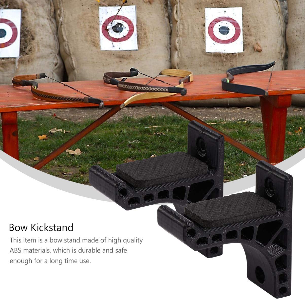 BESPORTBLE Bow Display Wall Hanger Archery Stand Bow Support Wall Mount Stand Adhesive Storage Rack to Display Your Bow