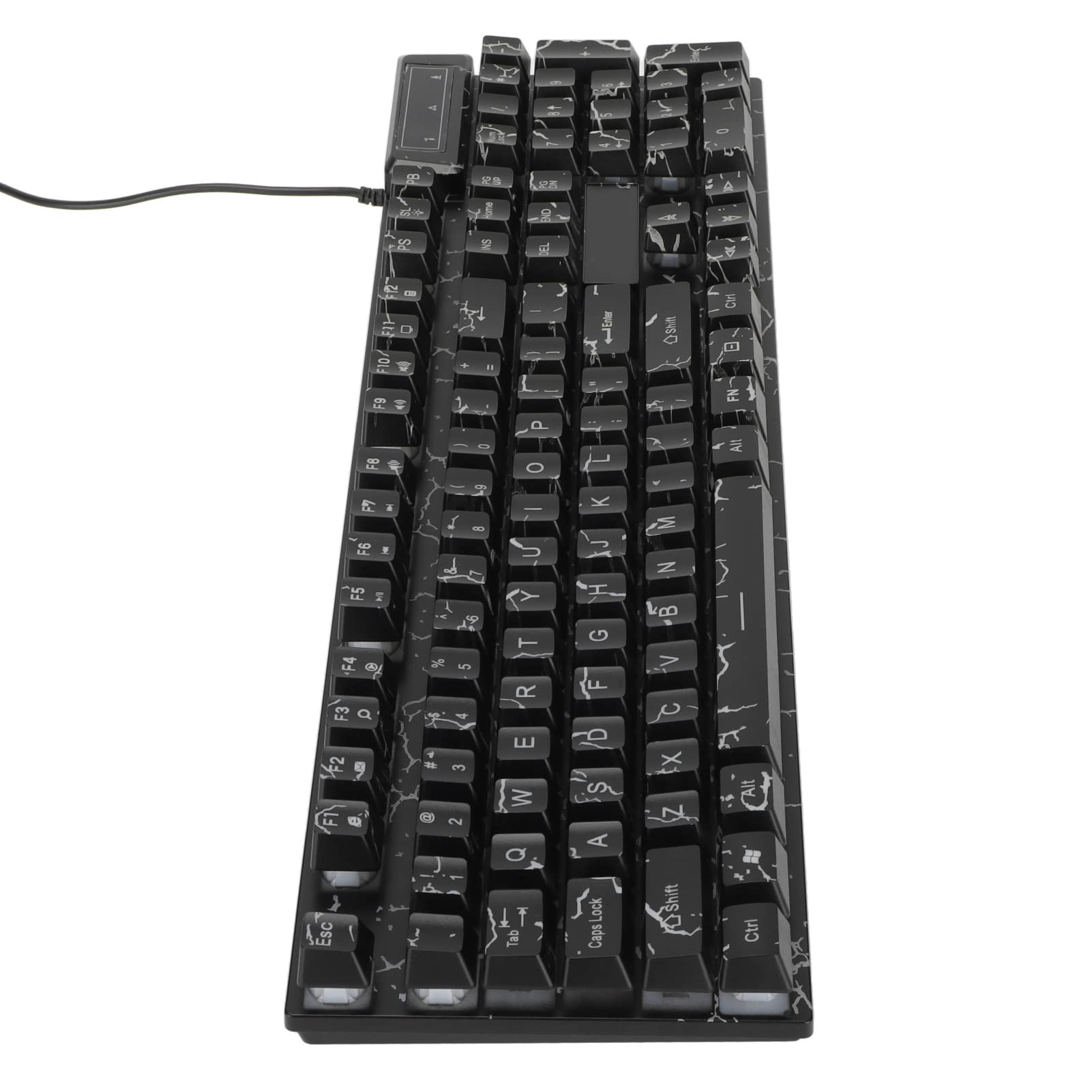 Convenient Wired Gaming Touch Keyboard 104 Keys Luminous Wired Mechanical Gaming Keyboard for PC