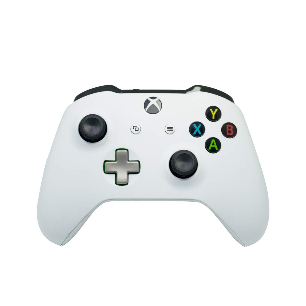 TOMSIN Replacement D-Pads for Xbox Elite Controller and Xbox One Controller, Magnetic Directional Pad Kits for Xbox Elite Controller Series 2 (Faceted and Standard) (Silver)