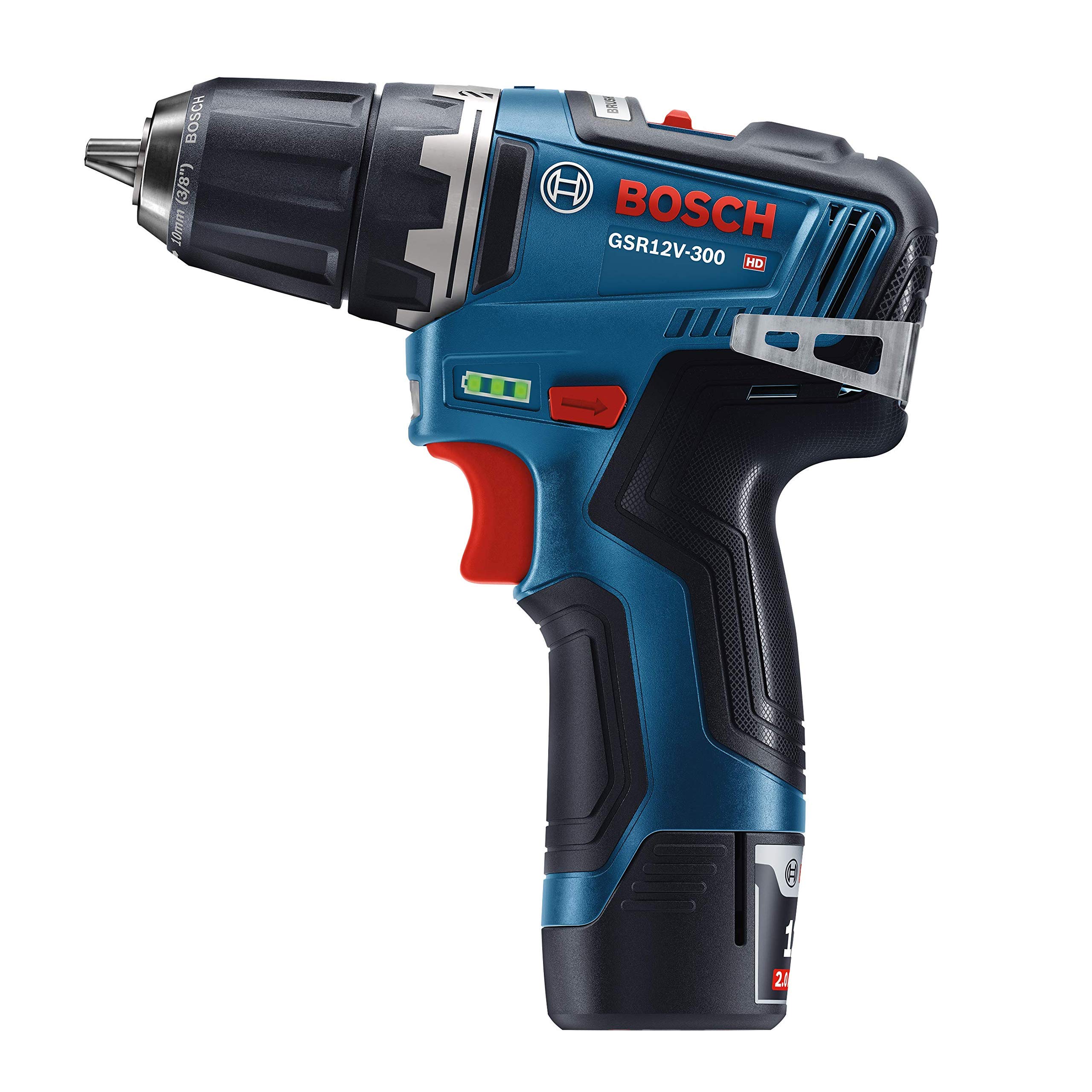 Bosch GSR12V-300B22 12V Max EC Brushless 3/8 In. Drill/Driver Kit (Renewed)