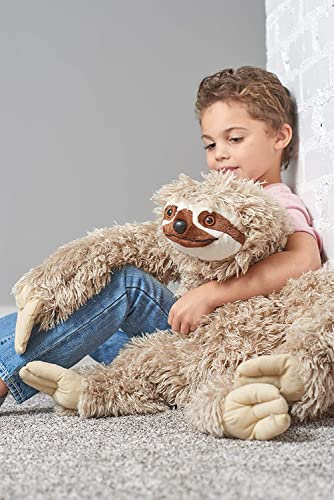 Wild Republic Jumbo Sloth Plush, Giant Stuffed Animal, Plush Toy, Gifts for Kids, 30 Inches