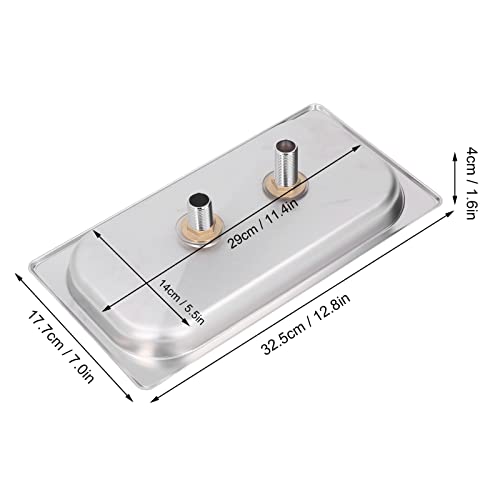 Stainless Steel Cup Washer High Pressure G1/2 in Embedded Glass Rinser for Hotels Cafes Homes