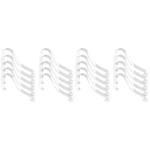 Shelf Bracket 20 Pcs Acrylic Clear Sandal Shoes Display Racks Stand Inserts Holders Shoe Support for Womens Shoes (Transparent) Clear Heels