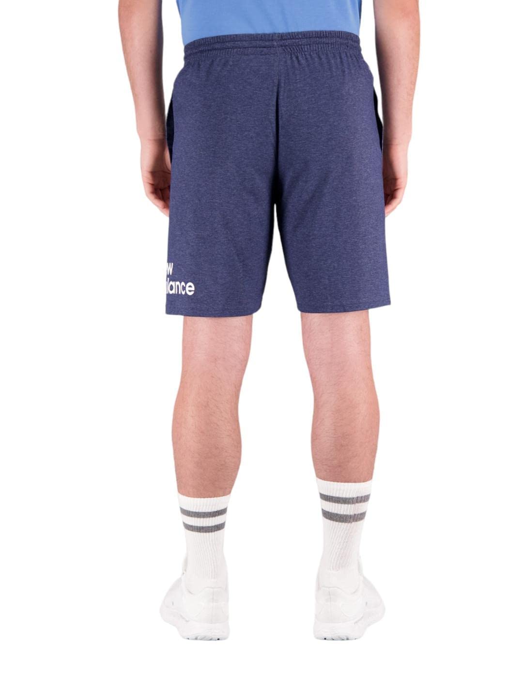 New Balance Men's Heathertech Knit Short, Gunmetal, Medium