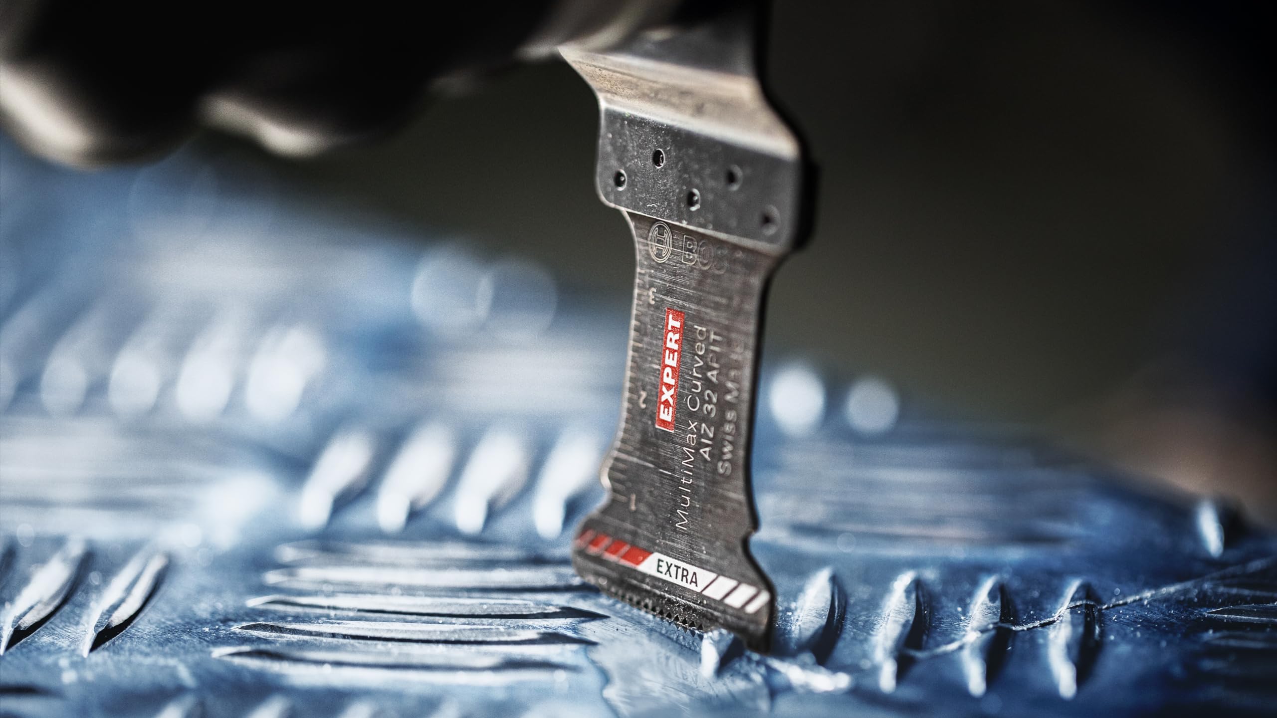 Bosch Professional 1x Expert MultiMax PAIZ 32 APIT Multitool Blade (for Stainless Steel Sheets, Width 32 mm, Accessories Multitool)