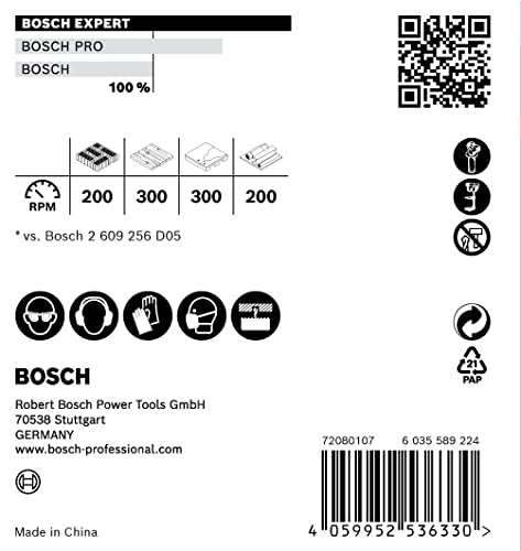 Bosch Professional 1x Expert Sanding Finger Fine AVZ 32 RT10 Multitool Sanding Plates (Width 32 mm, Accessories Multitool)