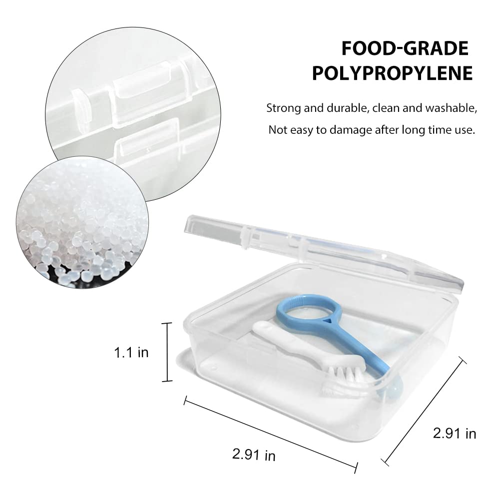 Gxamz Retainer Case Travel Aligner Case Mouth Guard Box with Clip, Organizer Bag, Mirror and Removal Tool Set (Animal)