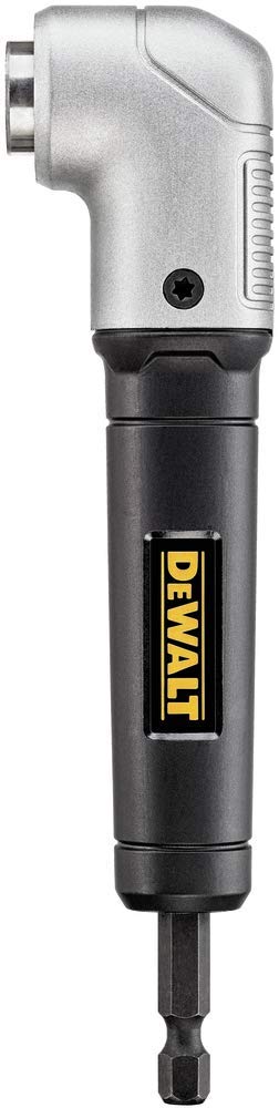 DEWALT Right Angle Attachment, Impact Ready (DWARA120) and DEWALT Pivot Bit Holder Set, 14-Piece (DWPVTC14)