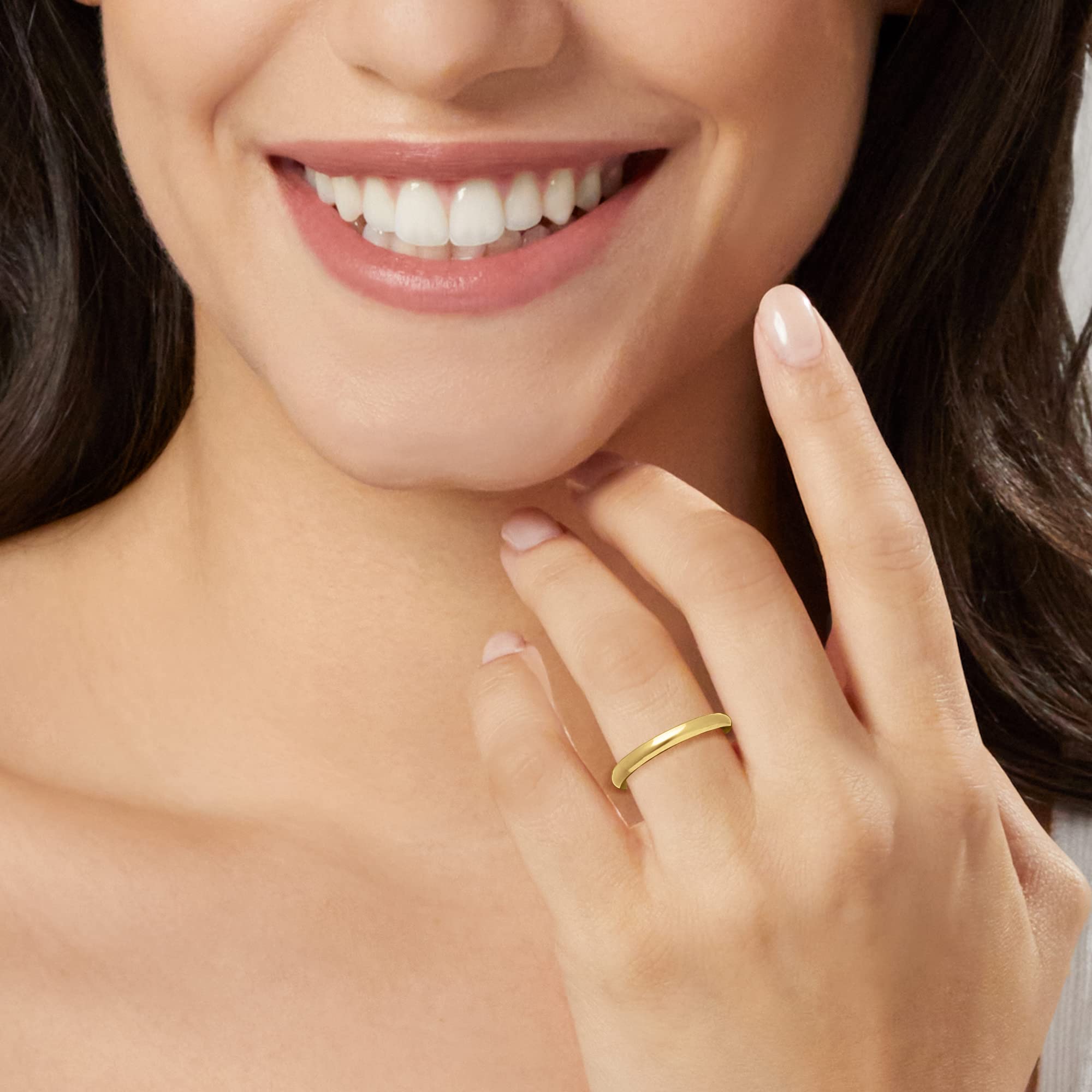 Canaria 10kt Yellow Gold Polished Ring. Size 7