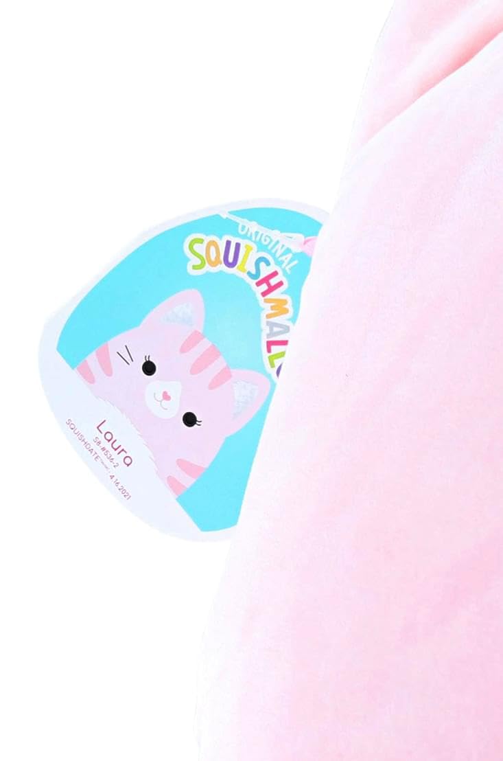 Squishmallows Official Kellytoy Plush 8 Inch Squishy Soft Plush Toy Animals (Laura Cat)