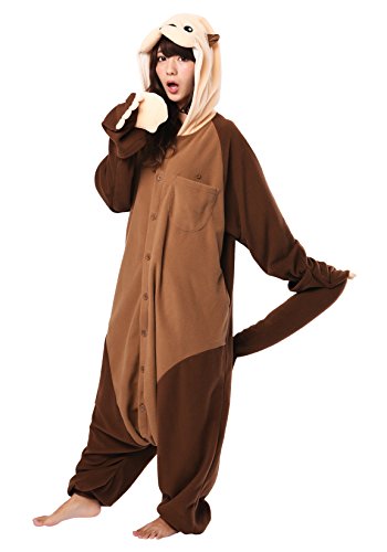 Sea Otter Kigurumi Costume (Adults) Brown