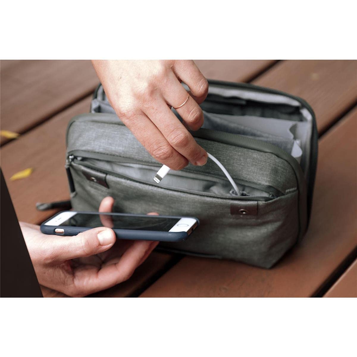 Peak Design Unisex Tech Pouch Sage One Size One Size