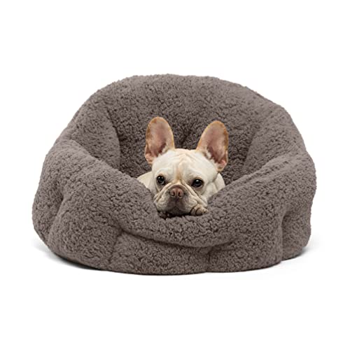 Best Friends by Sheri OrthoComfort Deep Dish Cuddler in Ilan Gray Jumbo Dog Bed