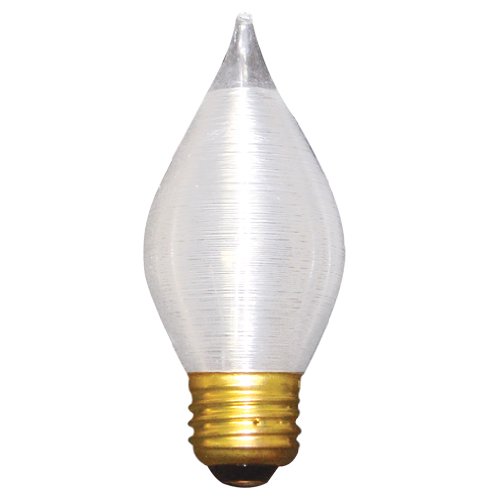 Bulbrite 60C15S Spunlite Chandelier 60W Satin, Medium Base by Bulbrite