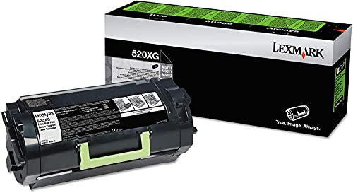 Lexmark 52d0x0g Return Program Extra High-Yield Toner, 45,000 Page-Yield, Black