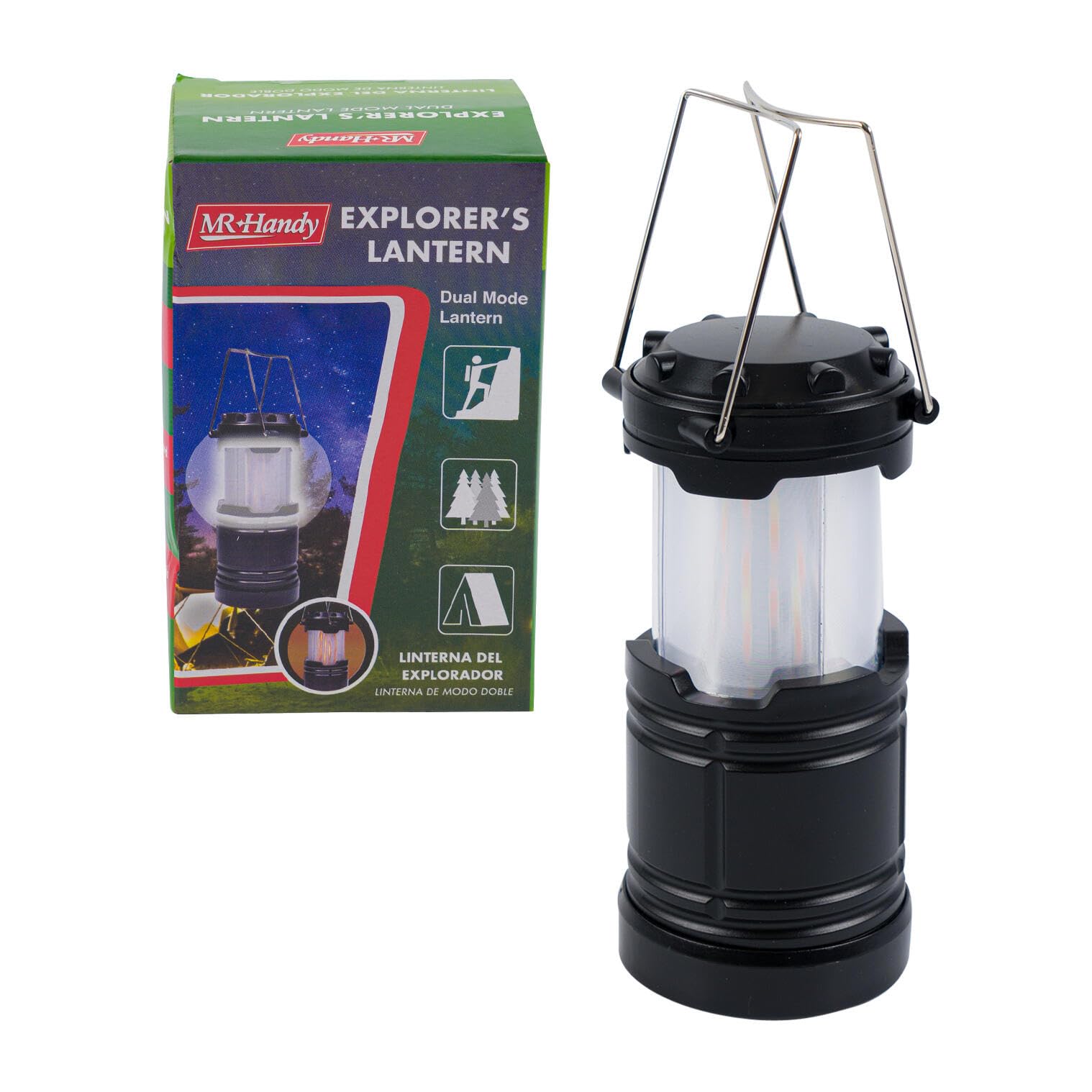 Ultra Bright LED Lantern - LED Camping Lantern,Portable Bright LED Camping Light Flashlights for Hiking, Blackouts and Emergency (Black)