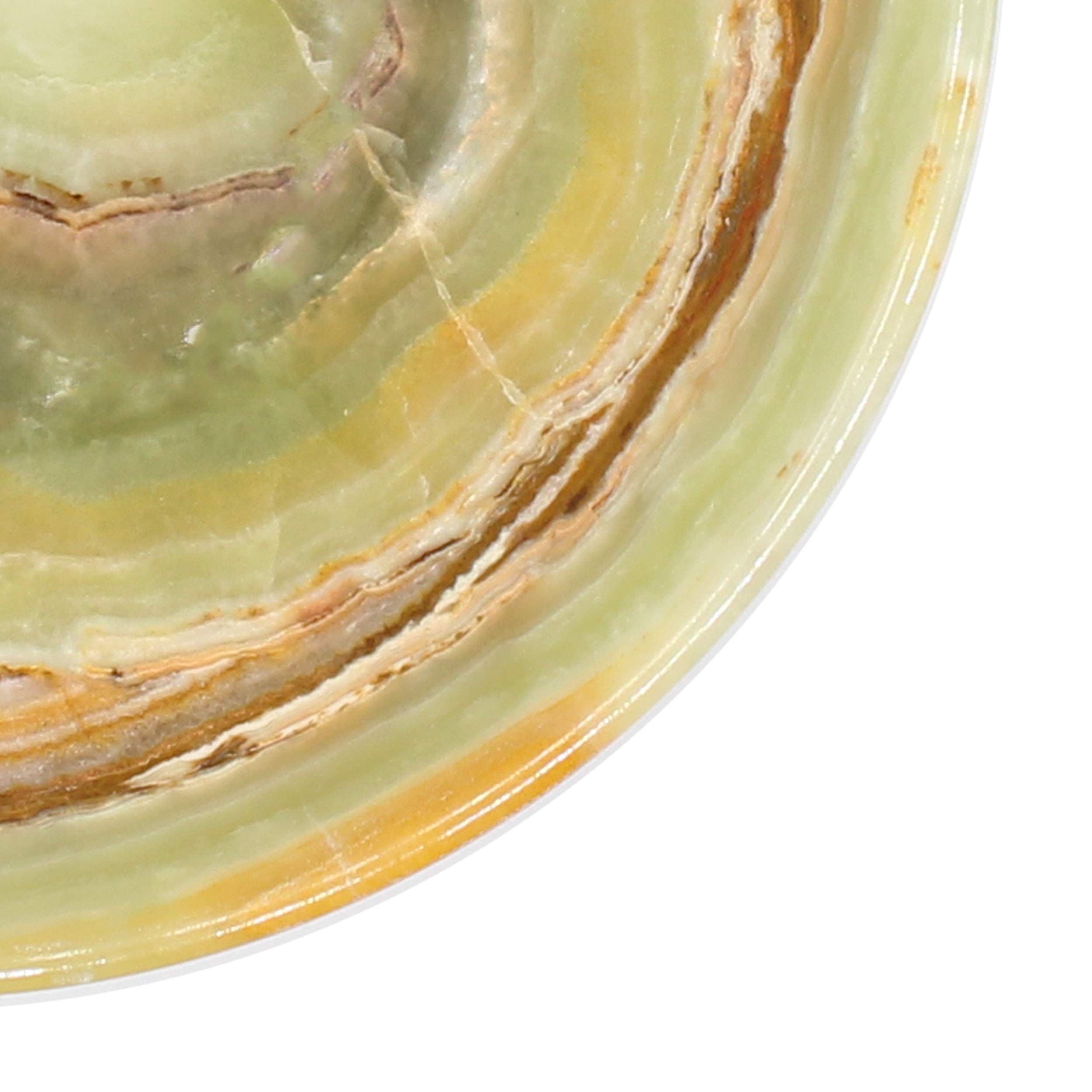 Blessed Ember Natural Stone Green Calcite Crystal Gemstone Smudge Bowl with Garden Sage and 2 Palo Santo Sticks