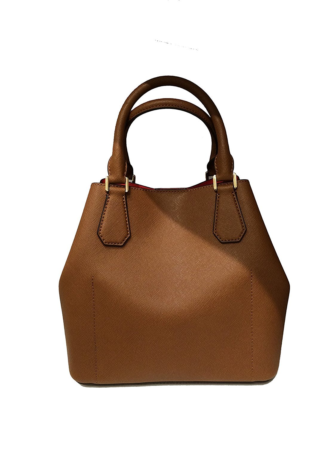 Michael Kors Greenwich Large Saffiano Leather Grab Bag Navy (Brown)