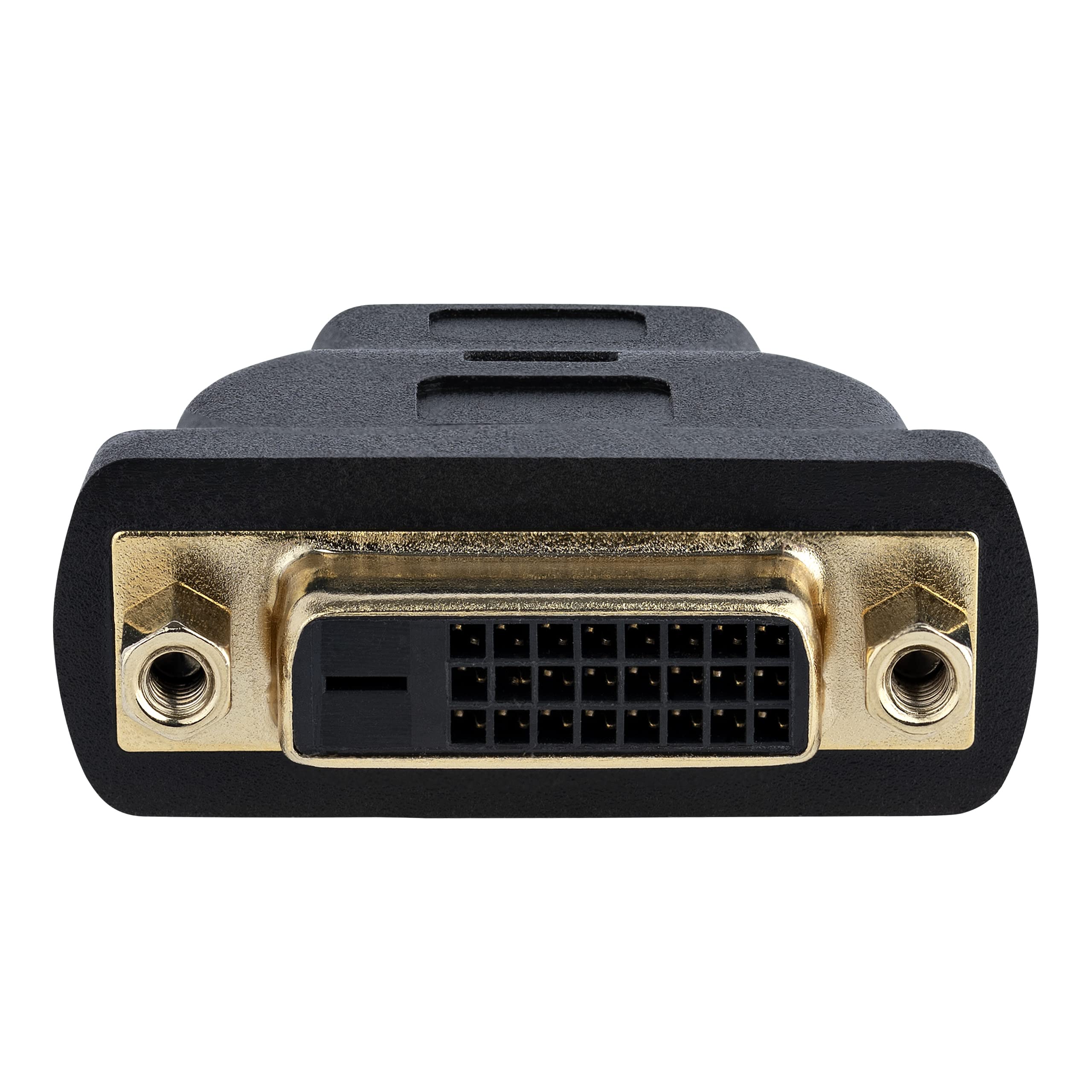 StarTech.com HDMI Male to DVI Female - HDMI to DVI-D Adapter - Bi-Directional - DVI to HDMI (HDMIDVIMF), Black