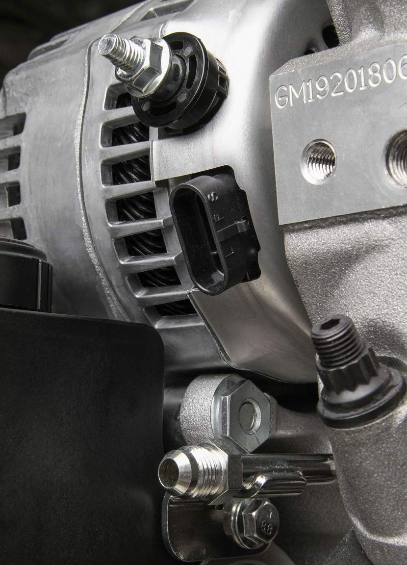 NEW HOLLEY MID-MOUNT COMPLETE ACCESSORY SYSTEM WITH SD7 A/C COMPRESSOR,ALTERNATOR,POWER STEERING PUMP,TENSIONER,BELT,CRANK DAMPER & PULLEYS,COMPATIBLE WITH GM LS ENGINES