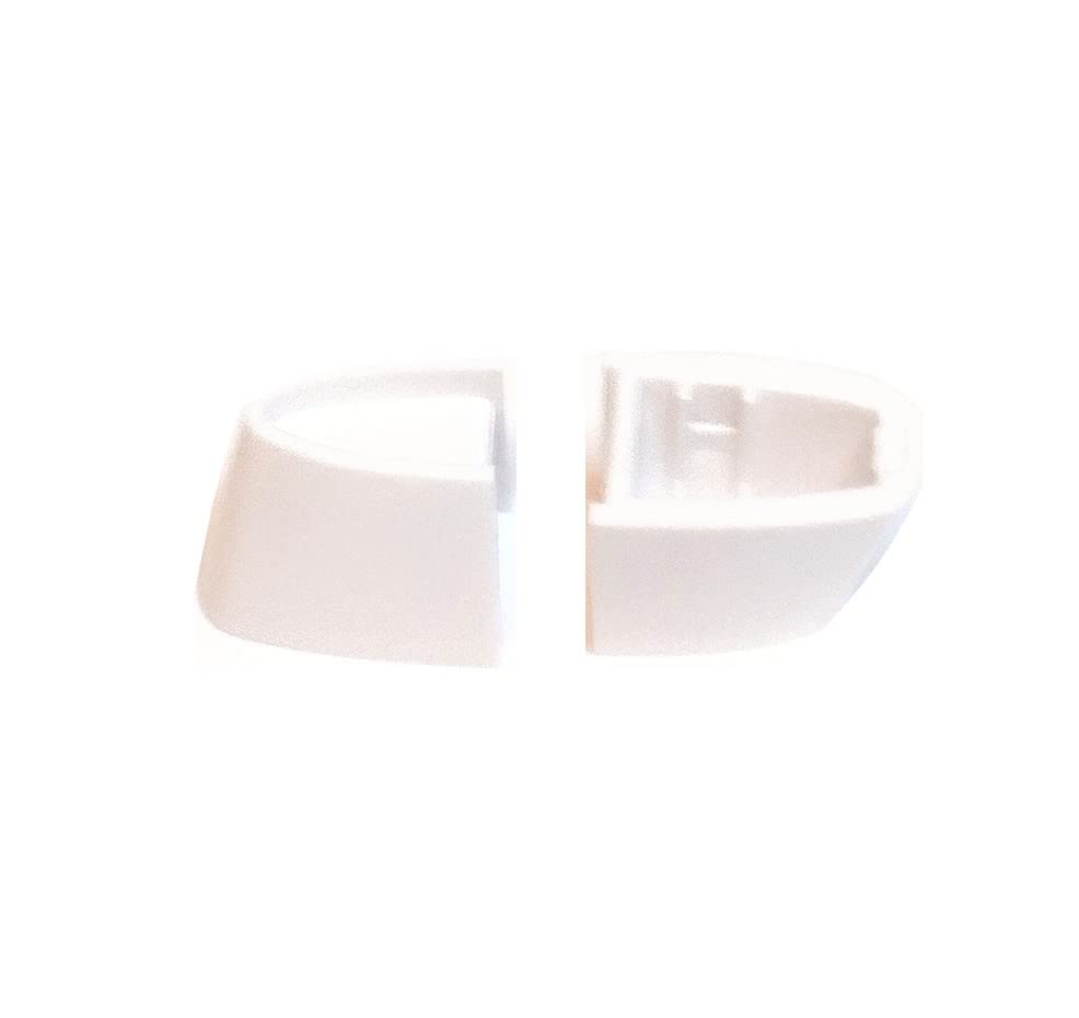 Compatible replacement set of two split knob for "Lutron Skylark" dimmers & fan controls (White)
