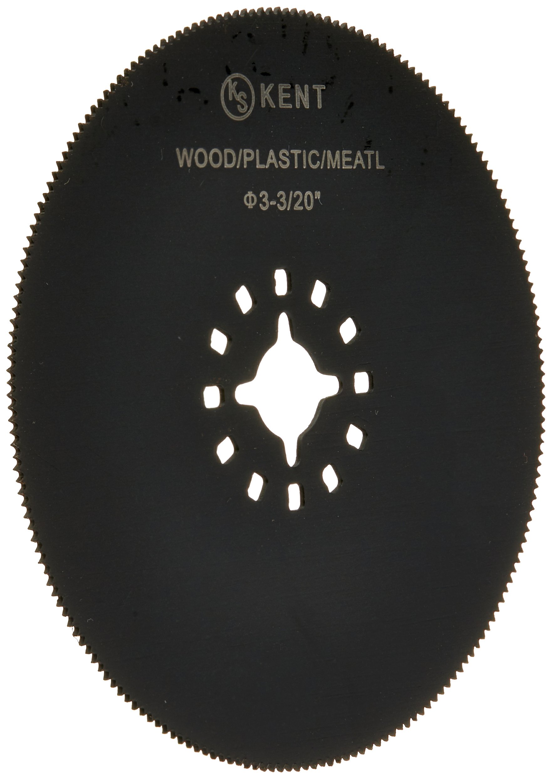 KENT, Set of 6, Round HSS M2 3" Diameter Saw Blades For: Hard Wood, Metal, Plastics, Fits Fein Multimaster, Bosch, Chicago, Milwaukee